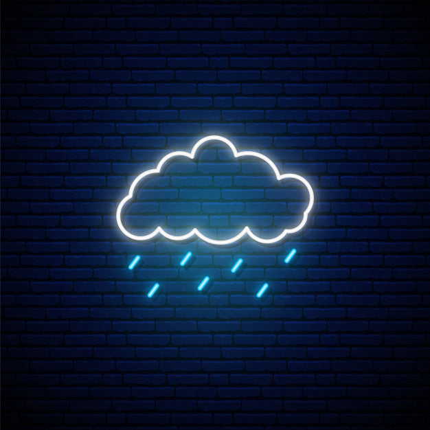 Rainy Weather Neon Sign — make neon sign