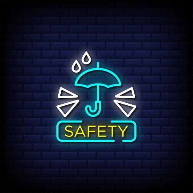 Safety Neon Sign — make neon sign