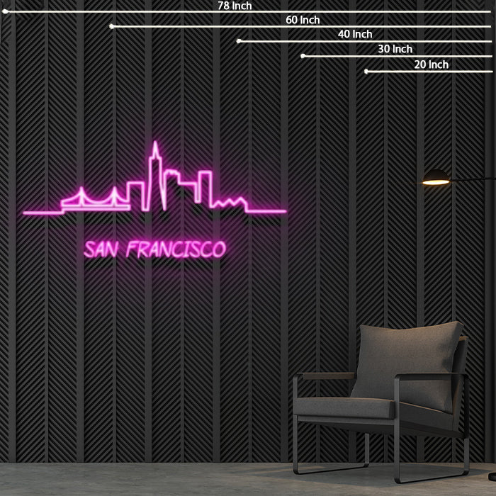 San Francisco Neon Sign Office & Home Décor — make neon sign