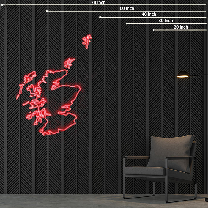 Scotland Neon Sign — make neon sign