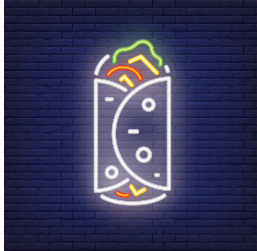 Shawarma Neon Sign — make neon sign