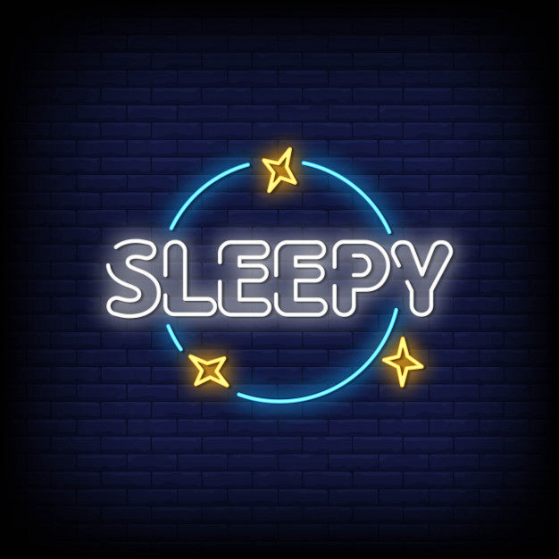 Sleepy Neon Sign — make neon sign