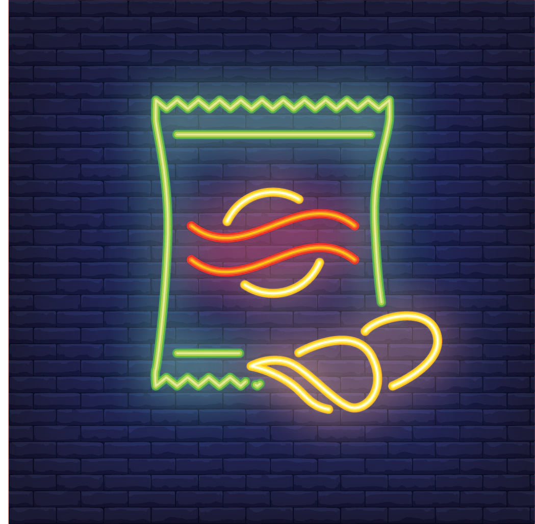 Snacks Neon Sign — make neon sign