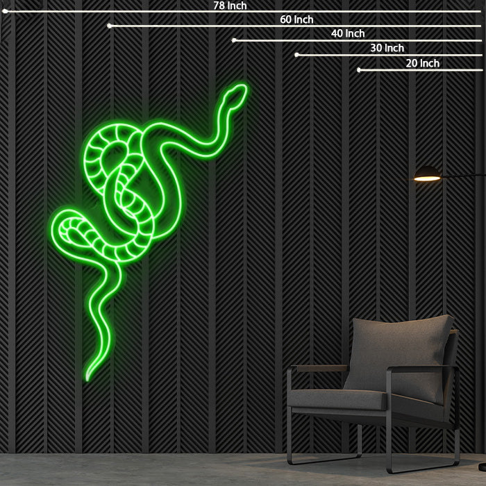 Snake Neon Sign For Pet Lovers & Décor — make neon sign