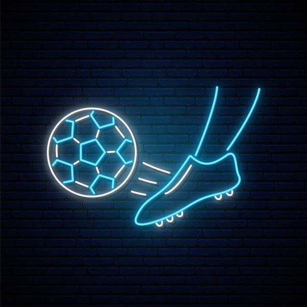 Soccer Neon Sign — make neon sign
