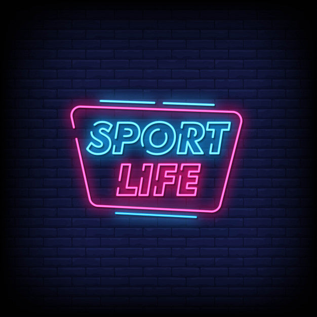 Sport Life Neon Sign — make neon sign