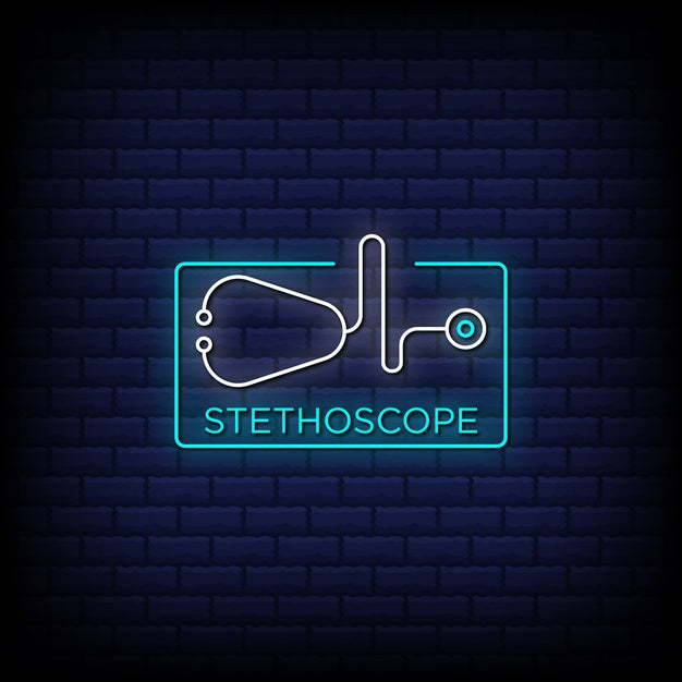 Stethoscope Neon Sign — make neon sign