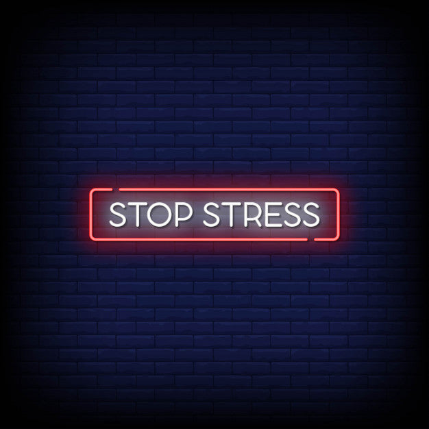 Stop Stress Neon Sign — make neon sign