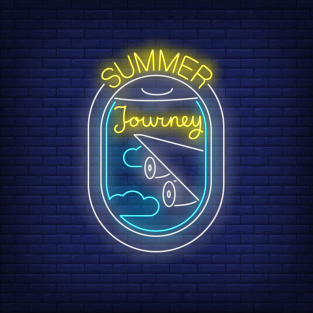 Summer Journey Neon Sign — make neon sign
