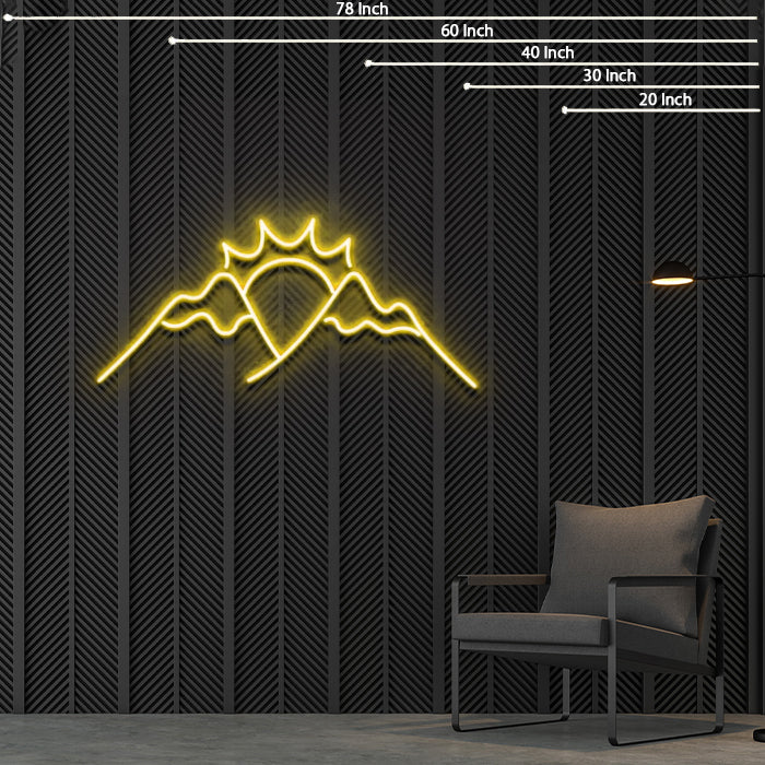 Sunrise Neon Sign Office & Home Décor — make neon sign