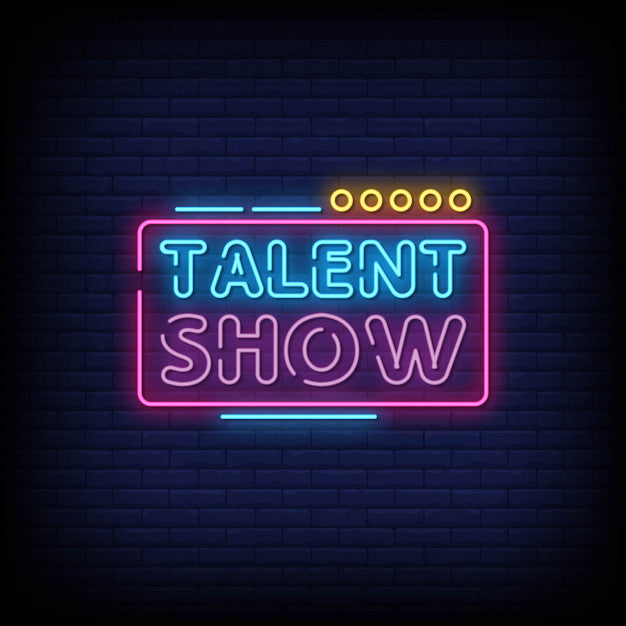 Talen Show Sign