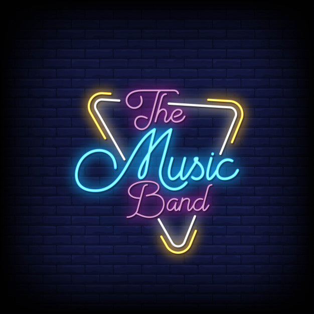The Music Band Neon Sign — make neon sign
