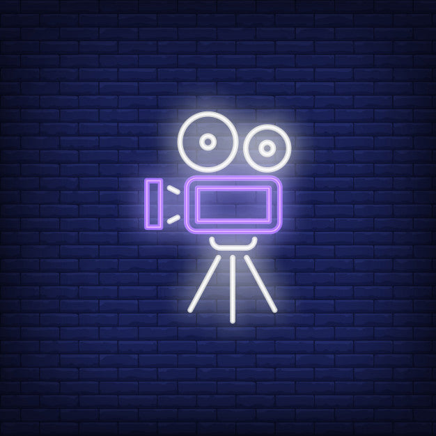 Video Camera Neon Sign — make neon sign