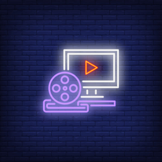 TV and Radio Neon Sign — make neon sign