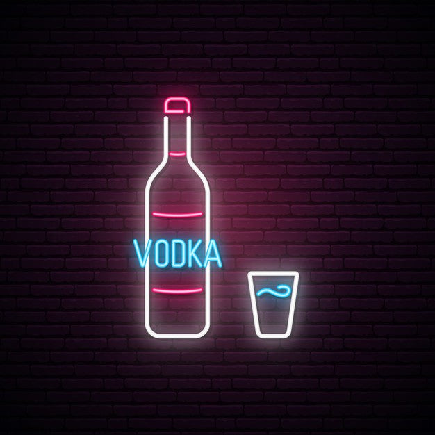 Vodka Neon Sign — make neon sign