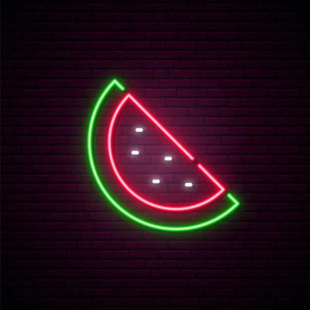 Watermelon Neon Sign — make neon sign