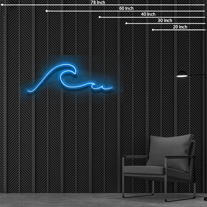 Wave Neon Sign — make neon sign