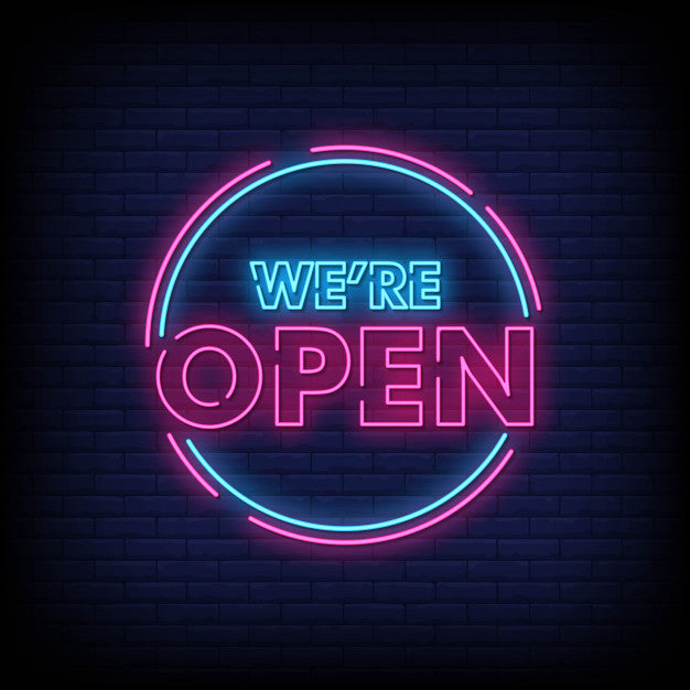 Open Closed Neon Sign