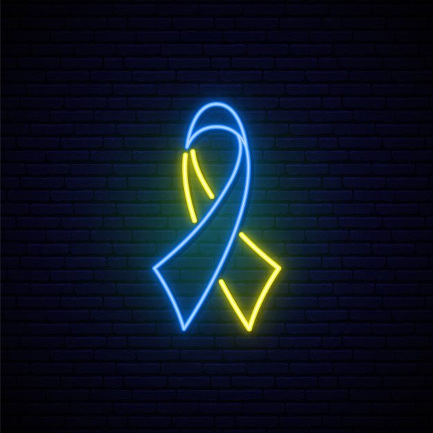 World Down Day Neon Sign — make neon sign