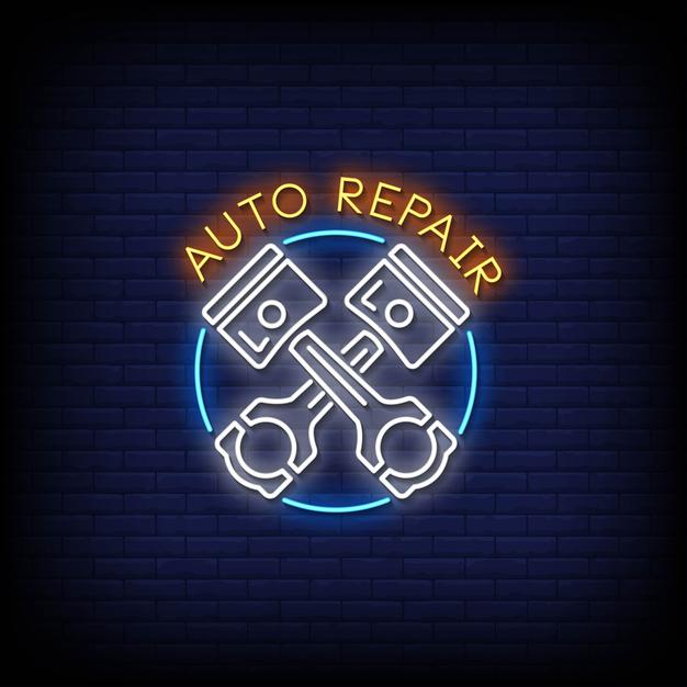 Auto Repair Neon Sign — make neon sign