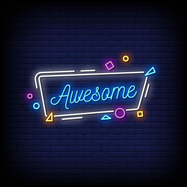 Awesome Neon Sign — make neon sign