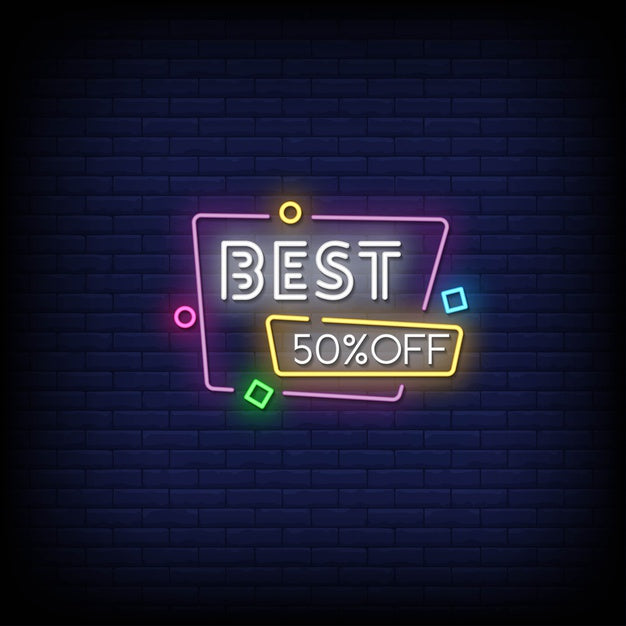 Best 50 Off Neon Sign Perfect For Shop & Store — make neon sign