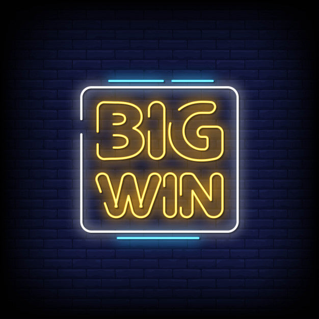 Big Win Neon Sign — make neon sign