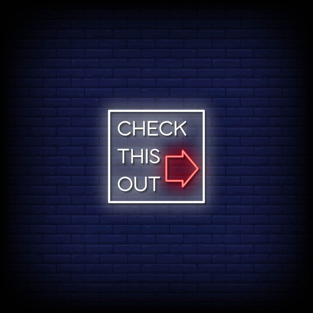 Check This Out Neon Sign Perfect For Shop & Store — make neon sign