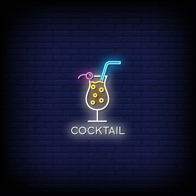 Cocktail Neon Sign Perfect for Bars & Events — make neon sign