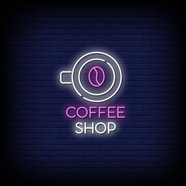 Coffee Shop Neon Sign — make neon sign