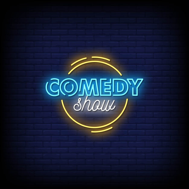 Comedy Show Neon Sign Perfect for Stand-Up and Events — make neon sign