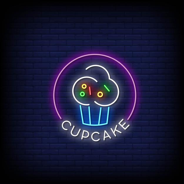Cupcake Neon Sign — make neon sign