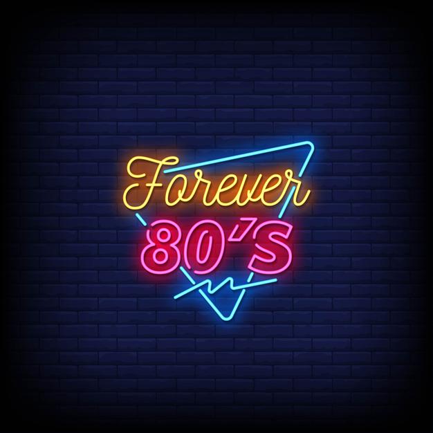 Forever Eighty's Neon Sign — make neon sign