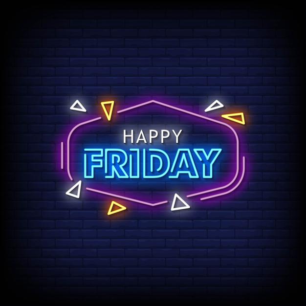 Happy Friday Neon Sign Perfect for Bars & Events — make neon sign
