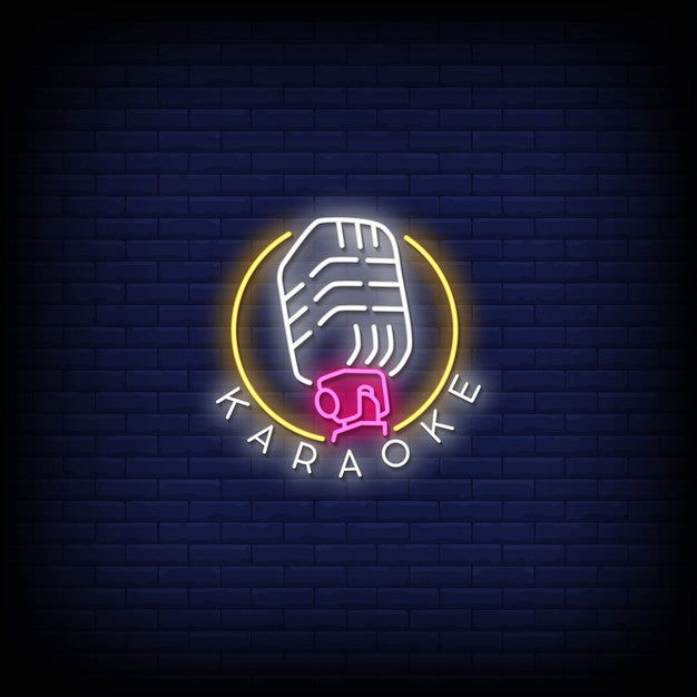 Karaoke Neon Sign Perfect for Bars & Karaoke Lounges — make neon sign