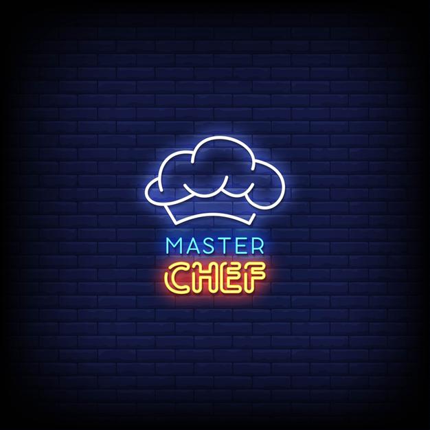 Master Chef Neon Sign — make neon sign