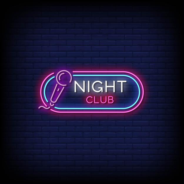 Night Club Neon Sign Perfect for Bars & Events — make neon sign