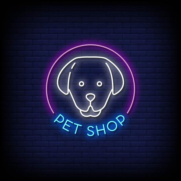 Pet Shop Neon Sign Perfect For Business Environment — make neon sign