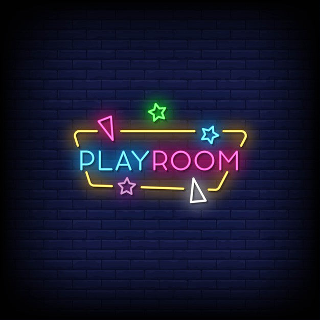 Playroom Neon Sign — make neon sign