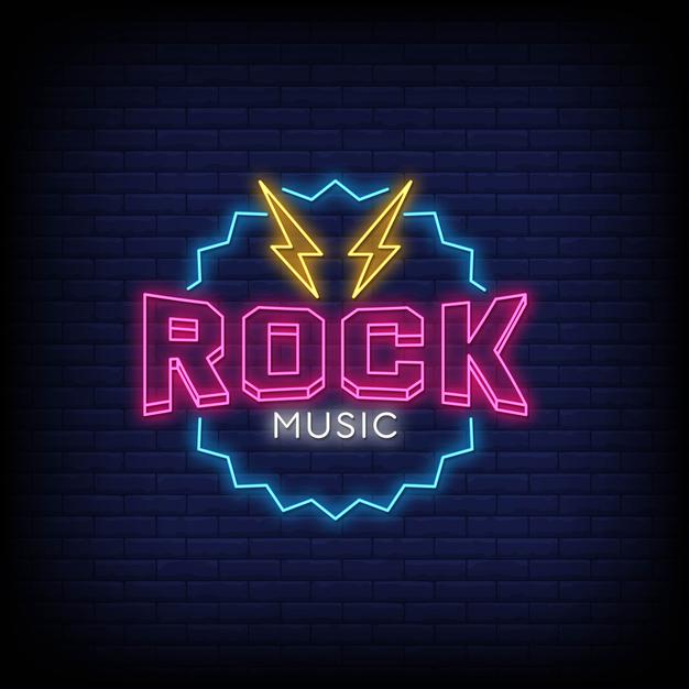 Rock Music Neon Sign - Pink Neon Sign — make neon sign