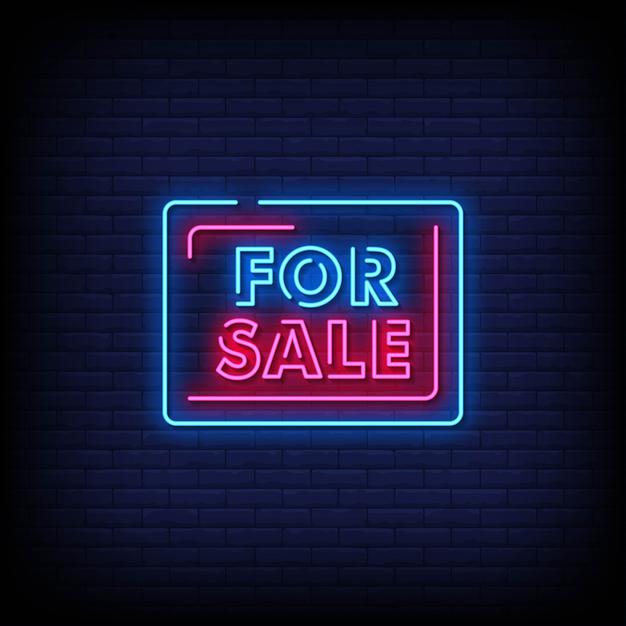 Sale Neon Sign Perfect For Shop & Store — make neon sign