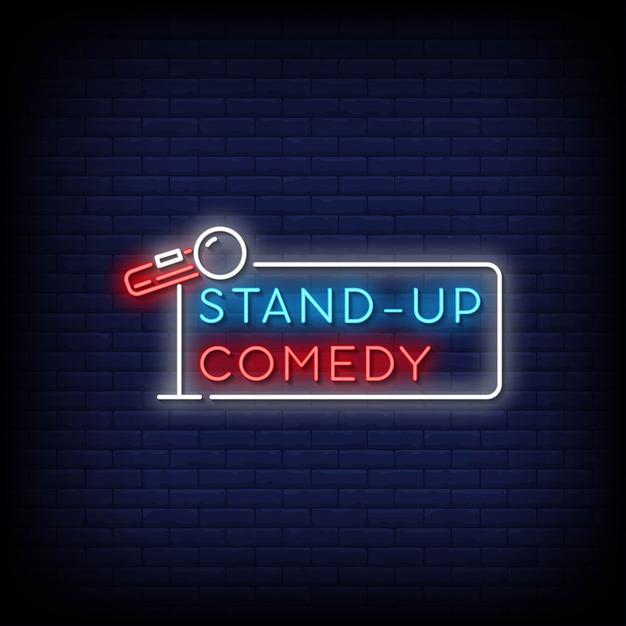 Stand Up Comedy Neon Sign Perfect for Bars & Events — make neon sign