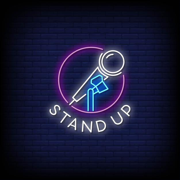 Stand Up Neon Sign Perfect for Bars & Events — make neon sign