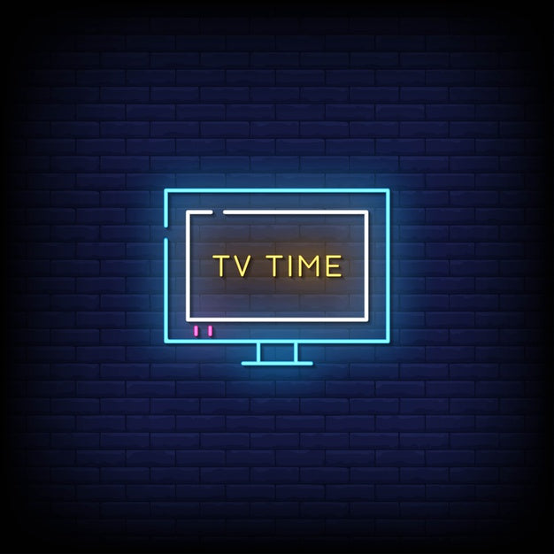 TV Time Neon Sign — make neon sign
