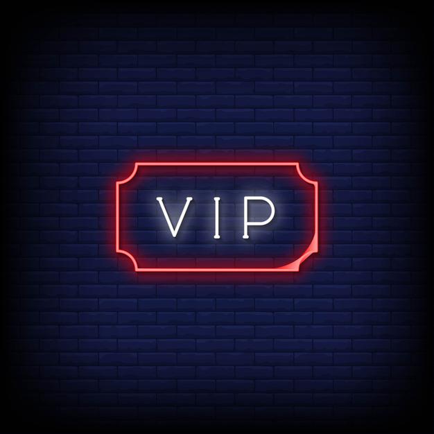 Vip Neon Sign Perfect for Bars & Events — make neon sign