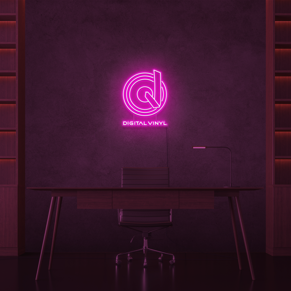 Digital Vynil Neon Sign - Neon Pink Aesthetic — make neon sign