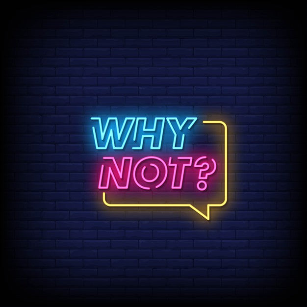 Why Not Neon Sign — make neon sign